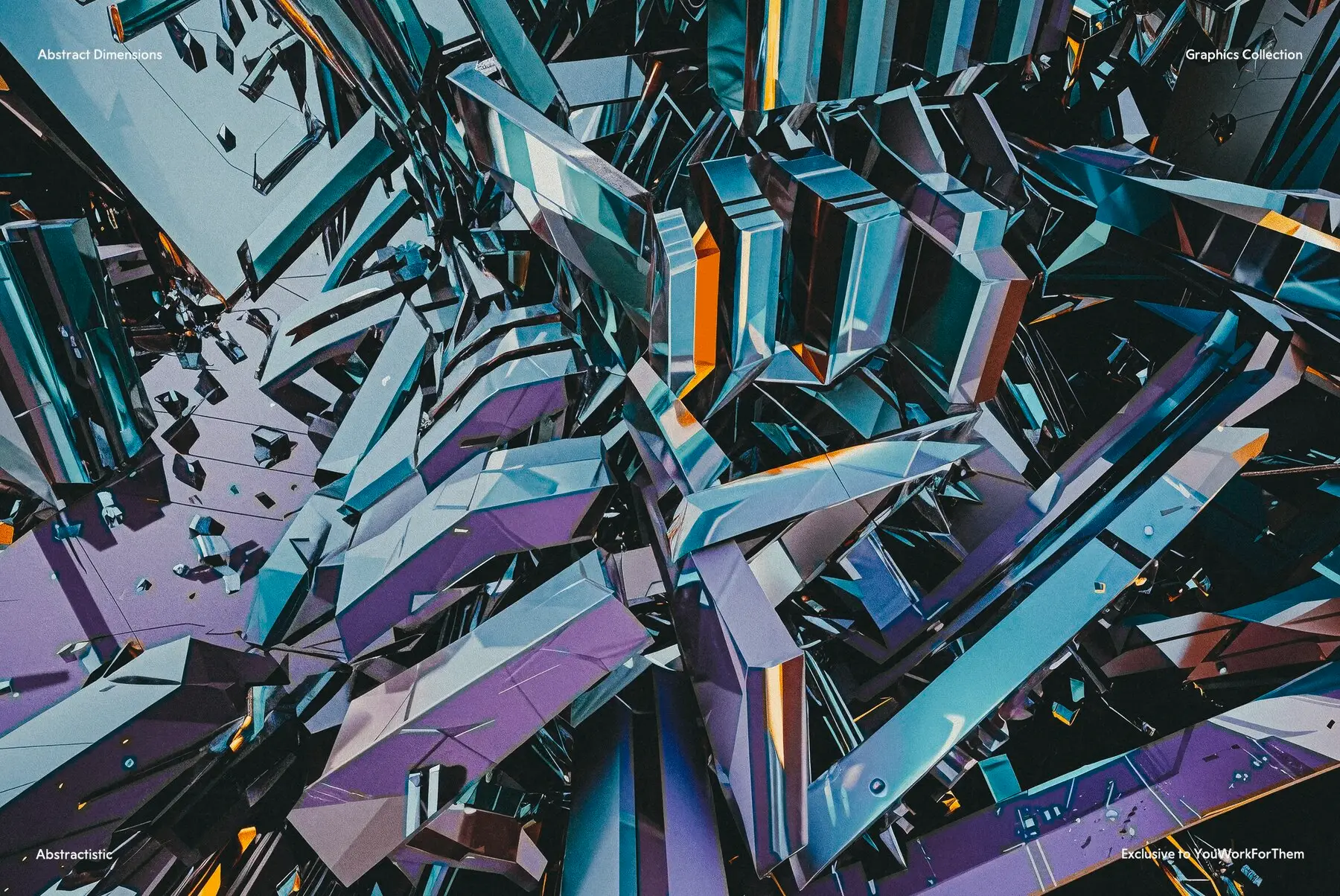 Abstract Dimensions 3D - YouWorkForThem