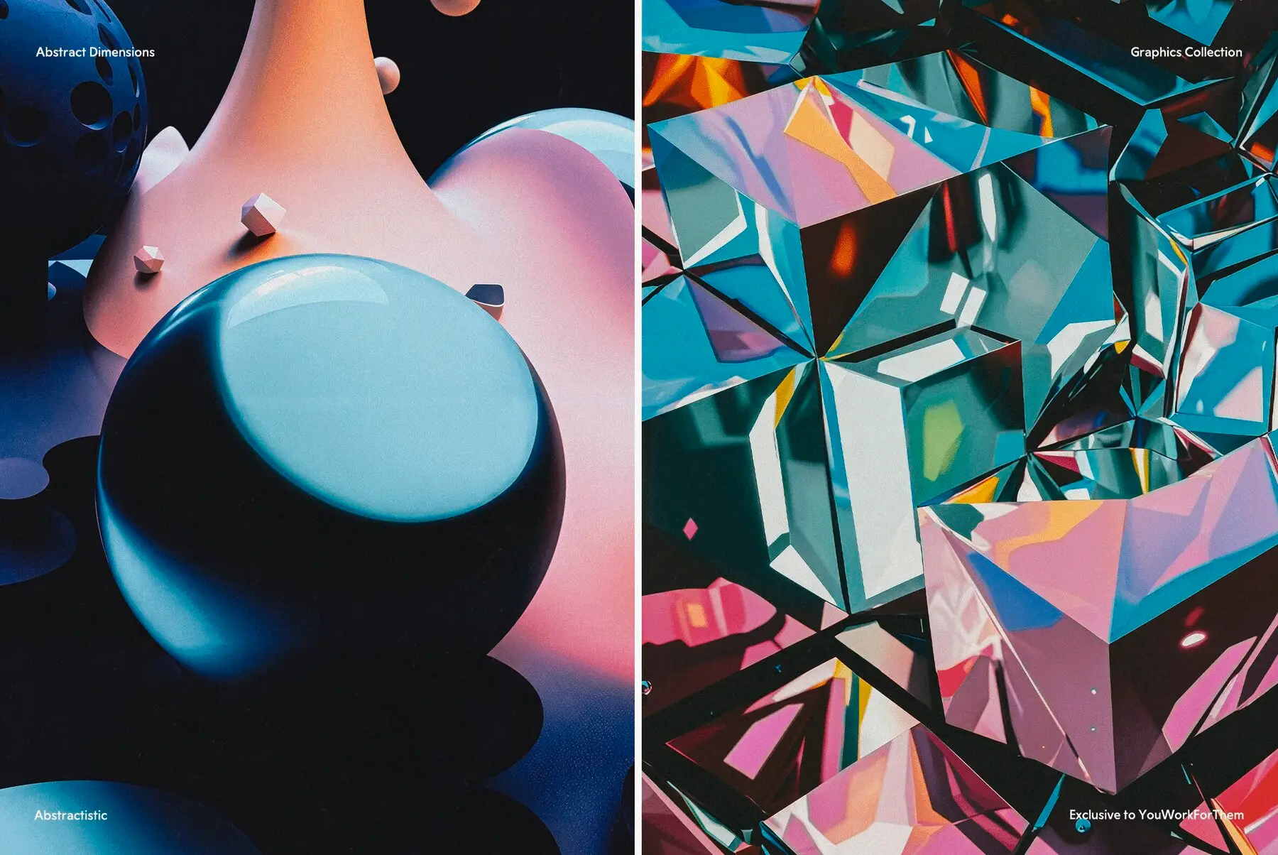 Abstract Dimensions 3D - YouWorkForThem