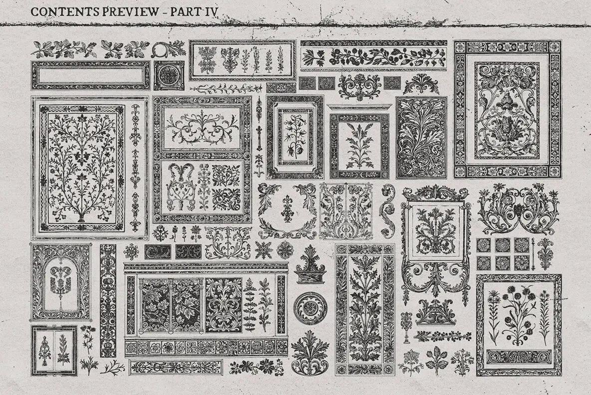 Ornamental Vectors Graphics - YouWorkForThem