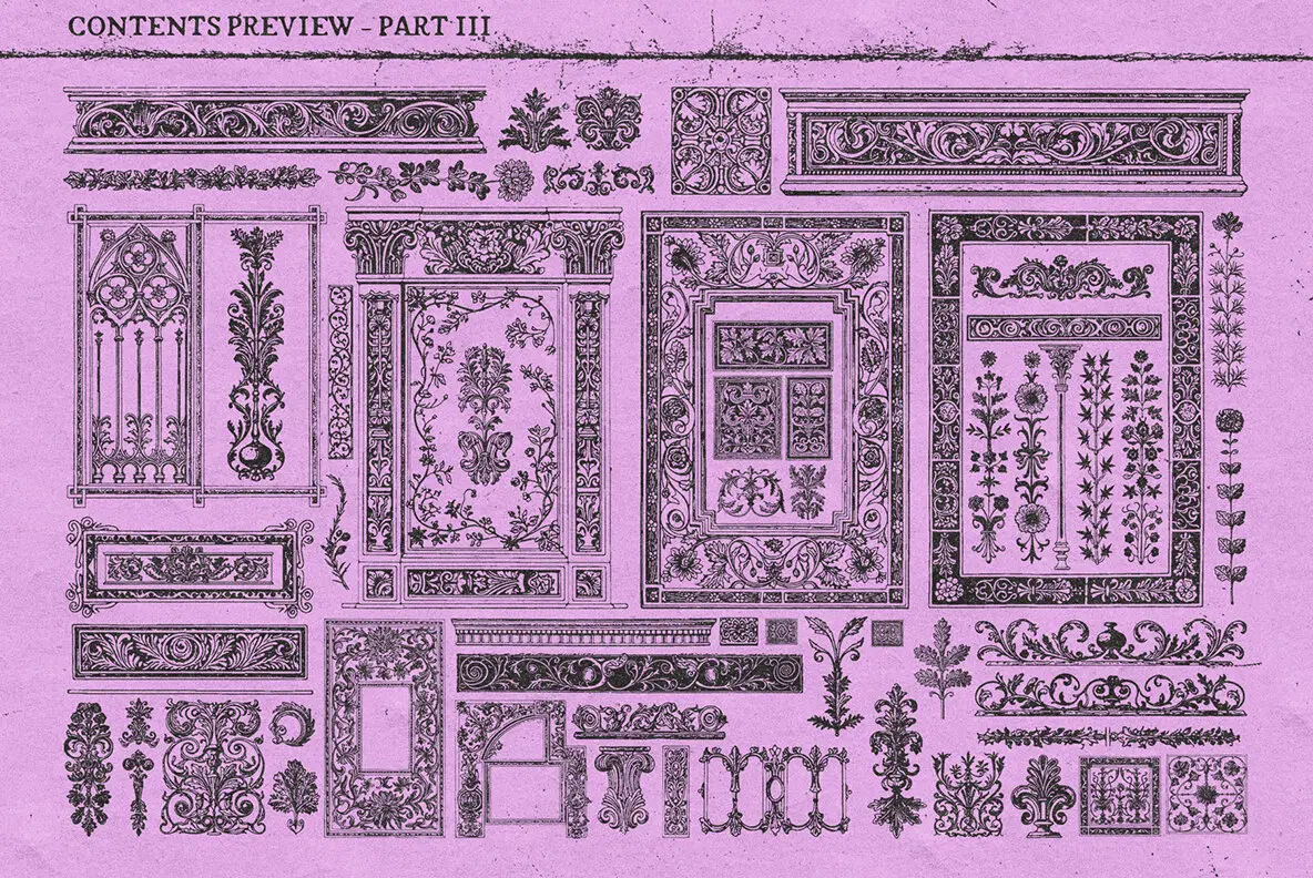 Ornamental Vectors Graphics - YouWorkForThem