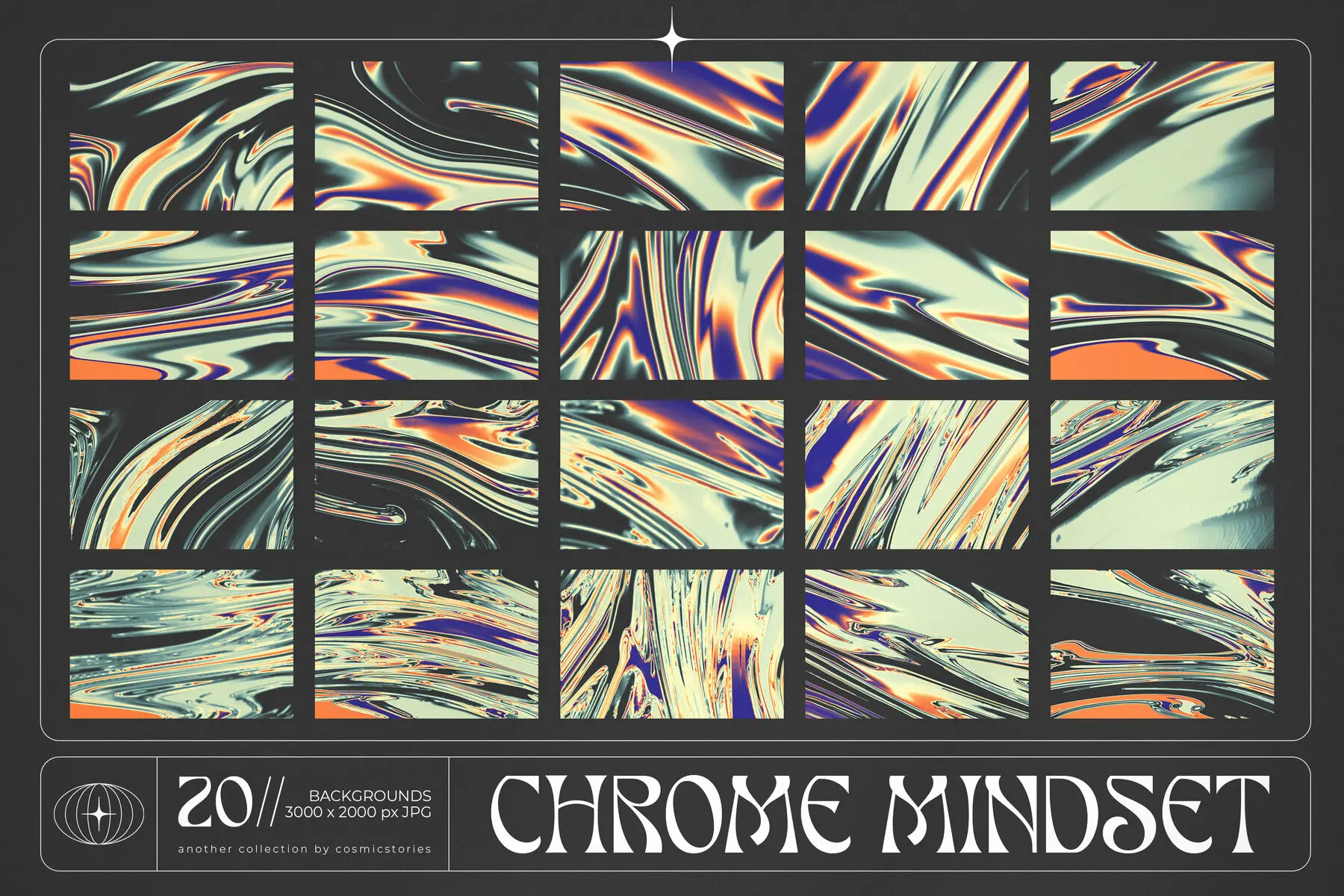 Chrome Backgrounds and Graphics Gradients - YouWorkForThem