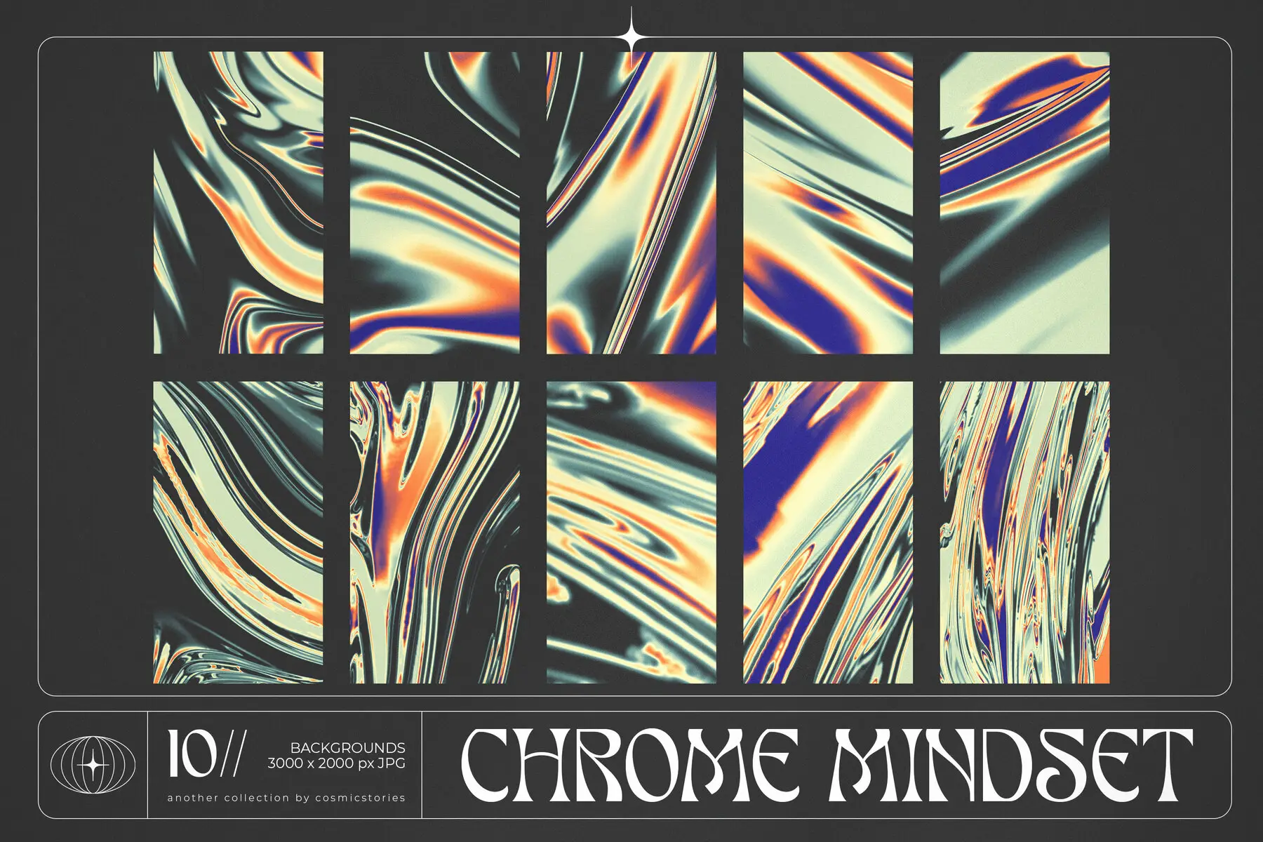 Chrome Backgrounds and Graphics Gradients - YouWorkForThem