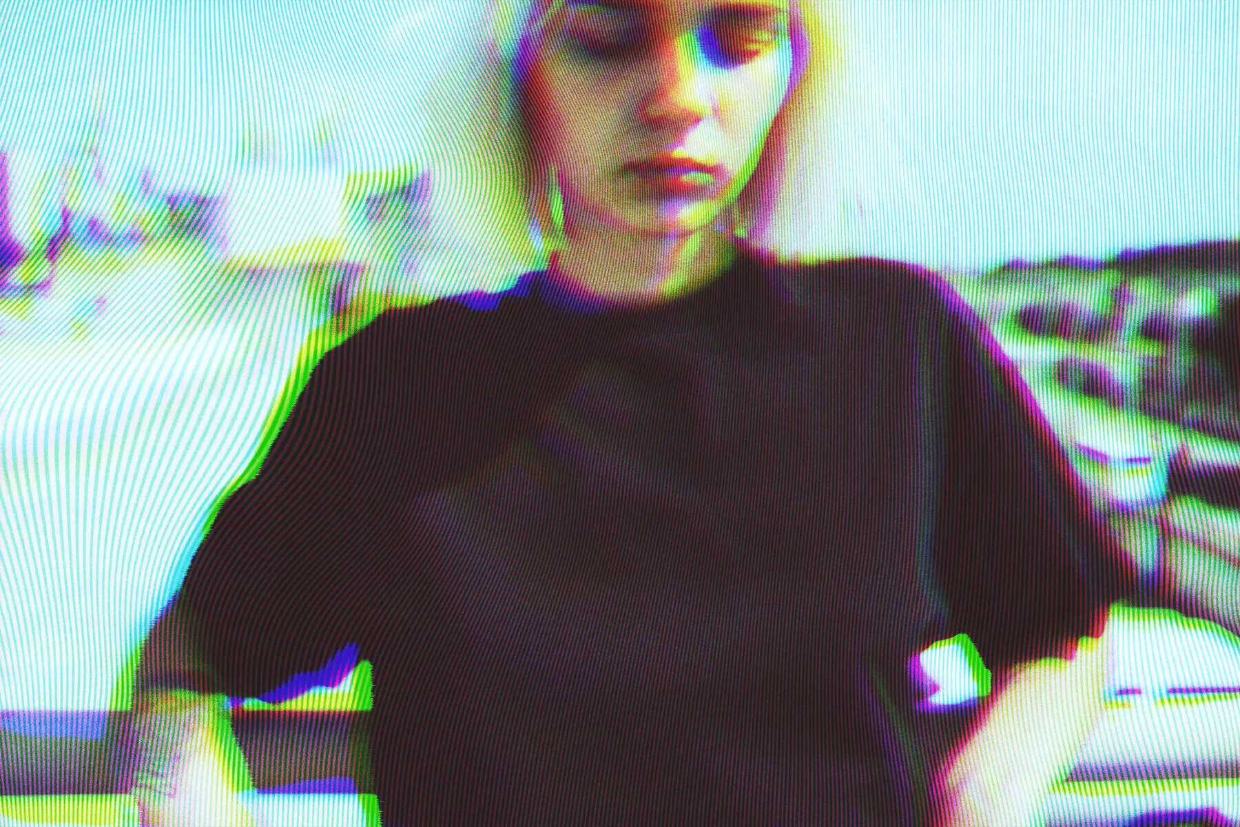 Glitched VHS Tape Photo Effect - YouWorkForThem