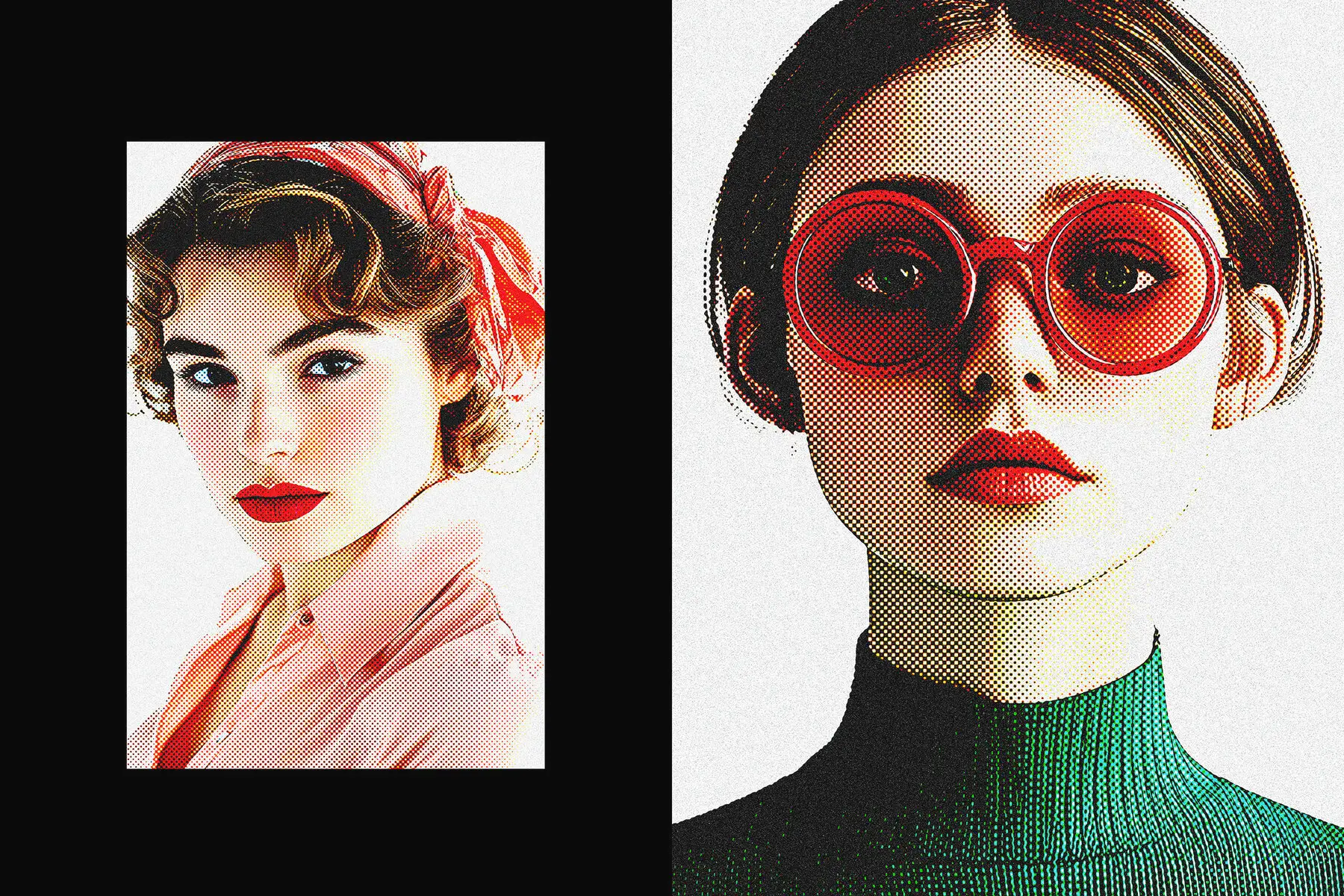 Dotted Pop Art Photo Effect - YouWorkForThem