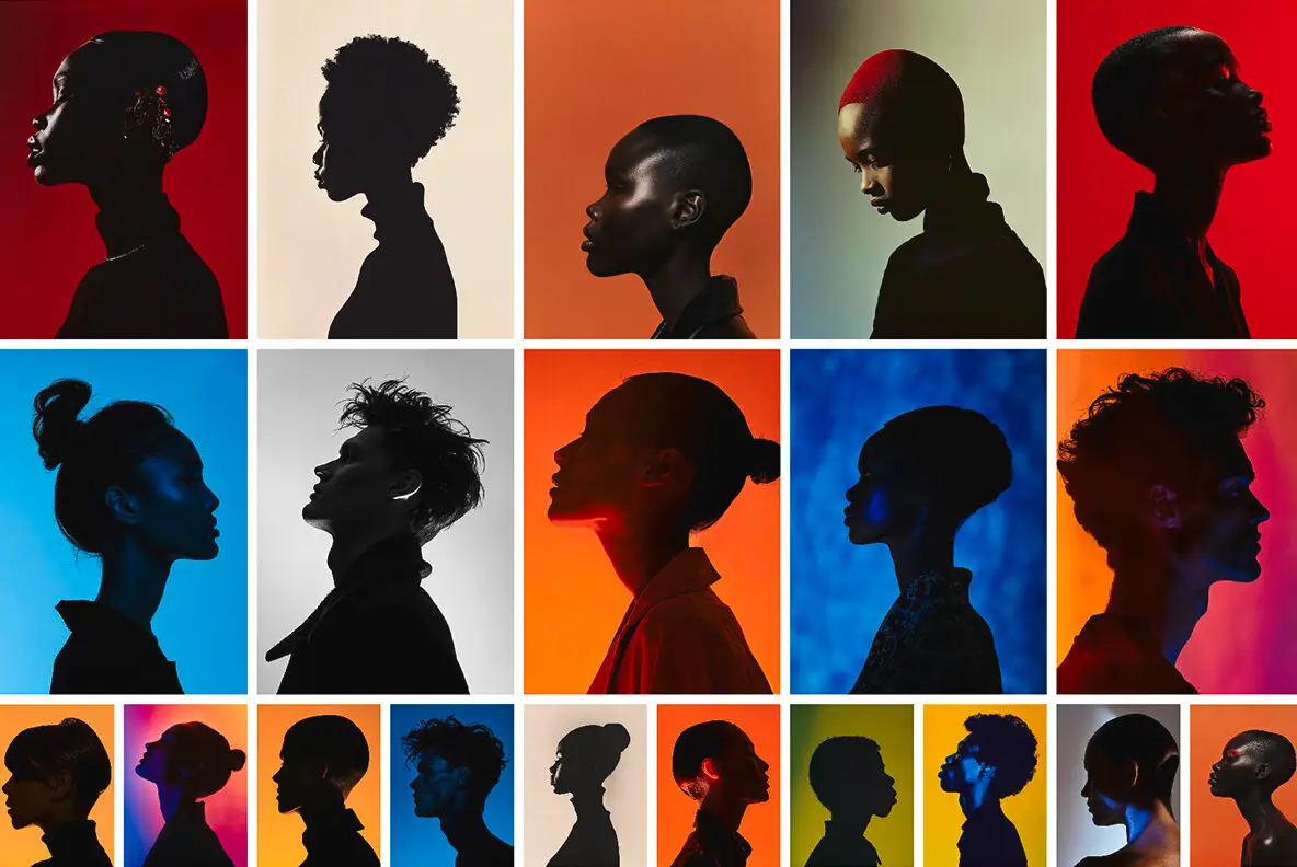 Silhouette Portraits Graphics - YouWorkForThem
