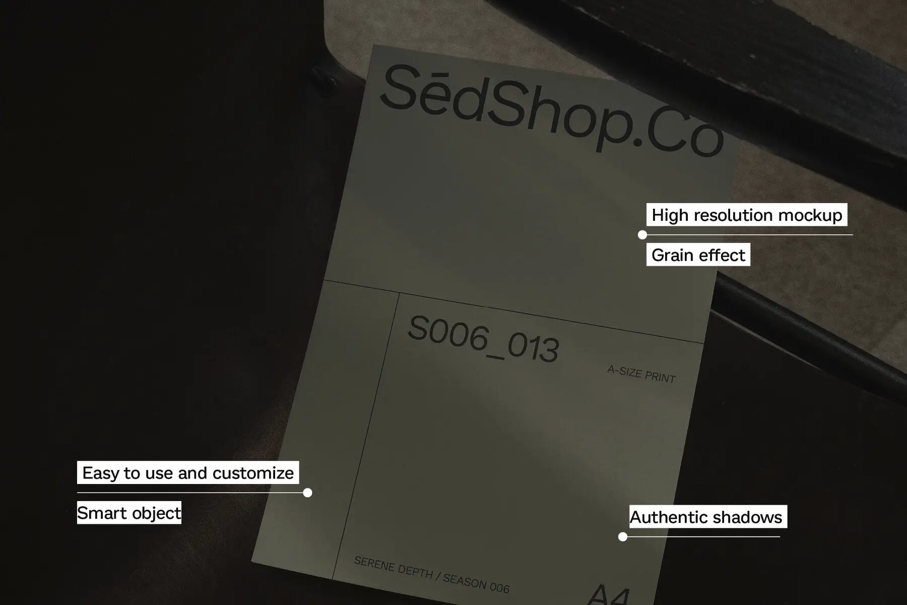 A4 Print Mockup S006-013 Graphics - YouWorkForThem