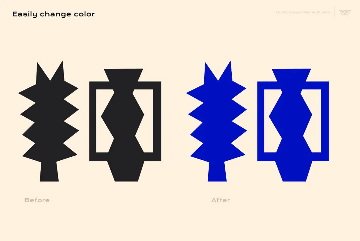 Linocut Logos Graphics - YouWorkForThem