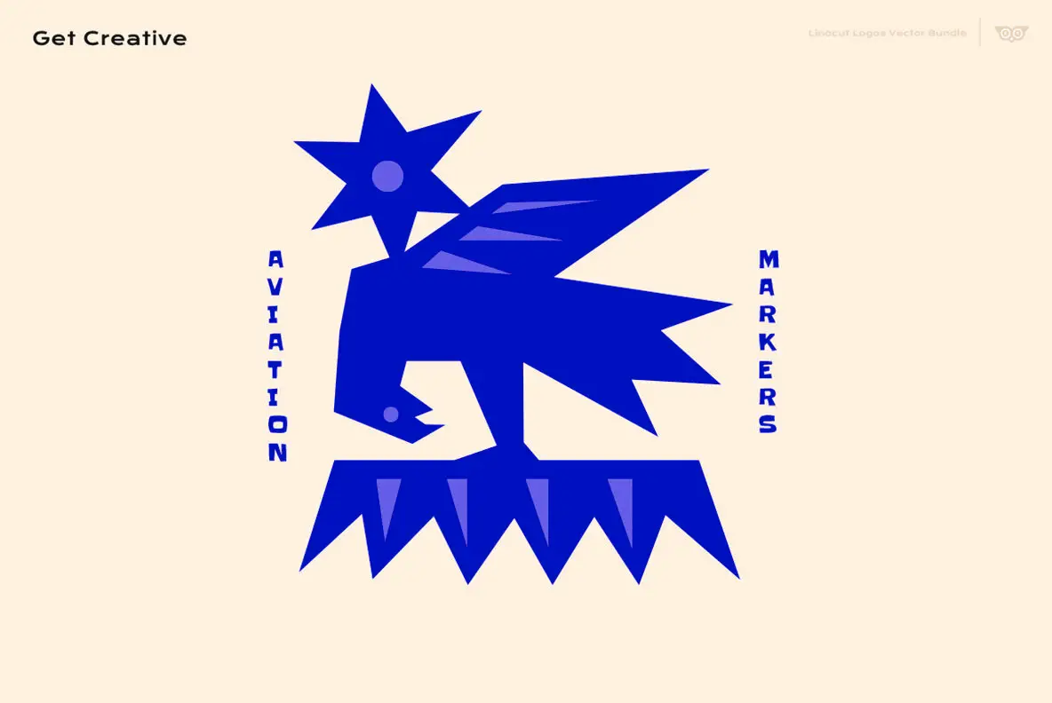 Linocut Logos Graphics - YouWorkForThem