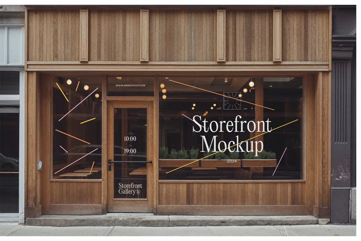 Storefront Mockups - Outdoor Scenes Mockups - YouWorkForThem