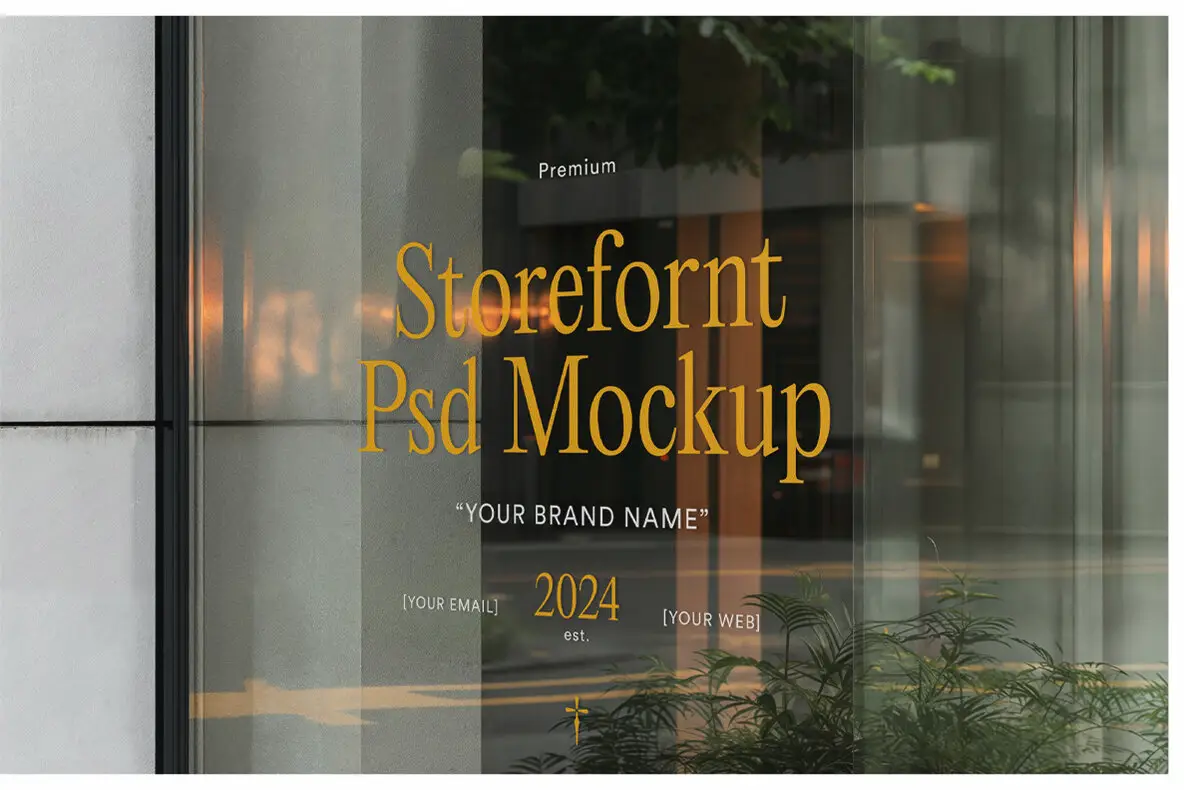 Storefront Mockups - Outdoor Scenes Mockups - YouWorkForThem