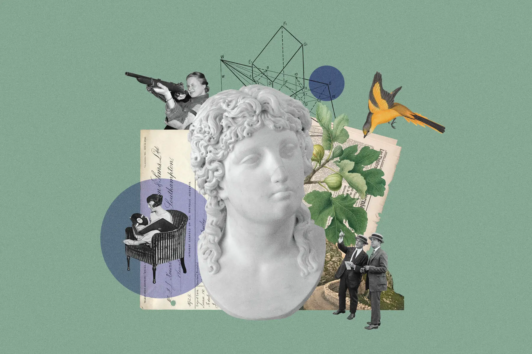 Vintage Collage Creator Vol. 2 Illustrations - YouWorkForThem
