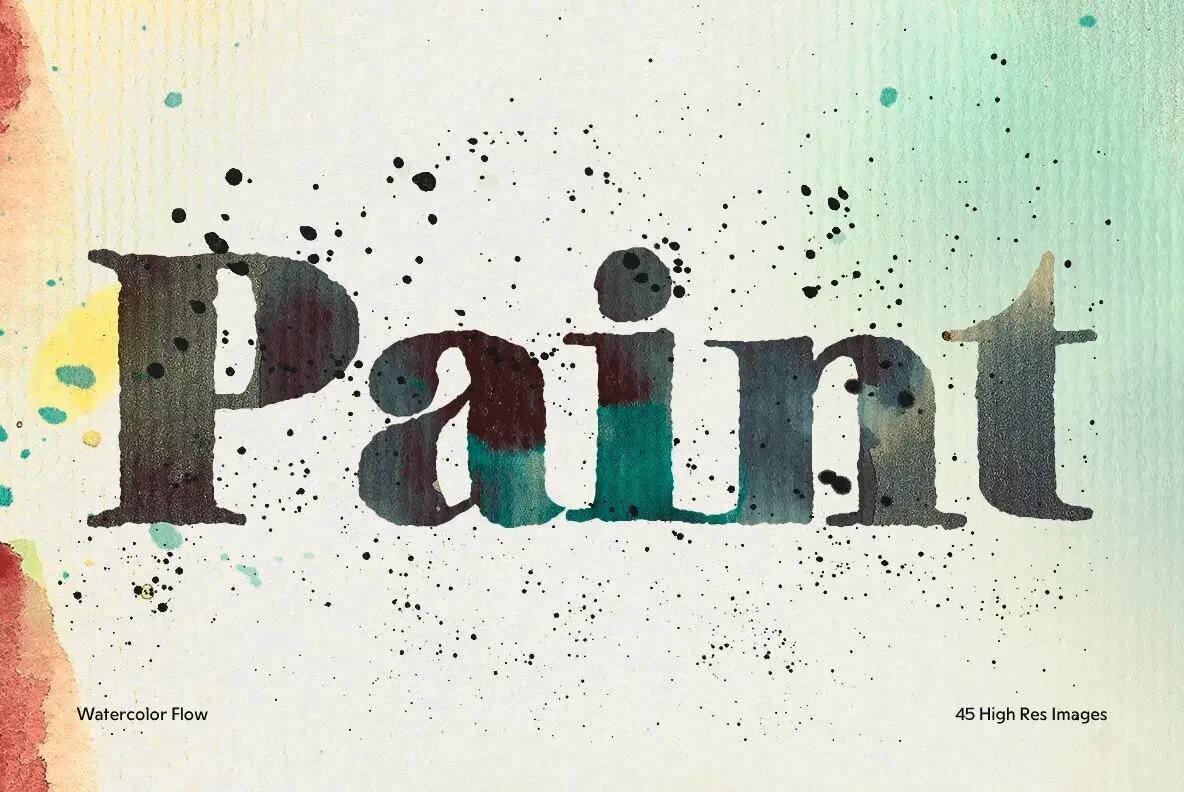 Watercolor Flow Graphics - YouWorkForThem