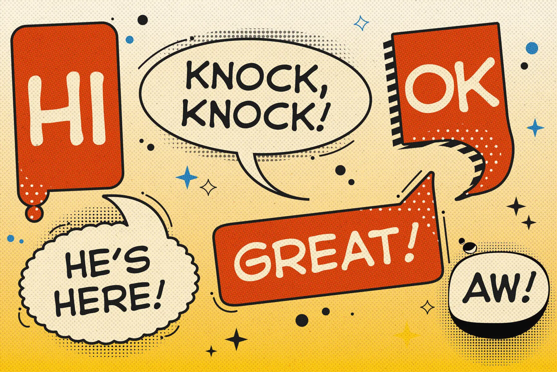 Comic Bubbles Icons - YouWorkForThem