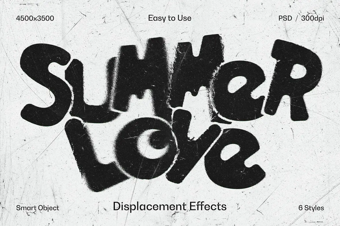 Distortion Text Logo Effect - YouWorkForThem