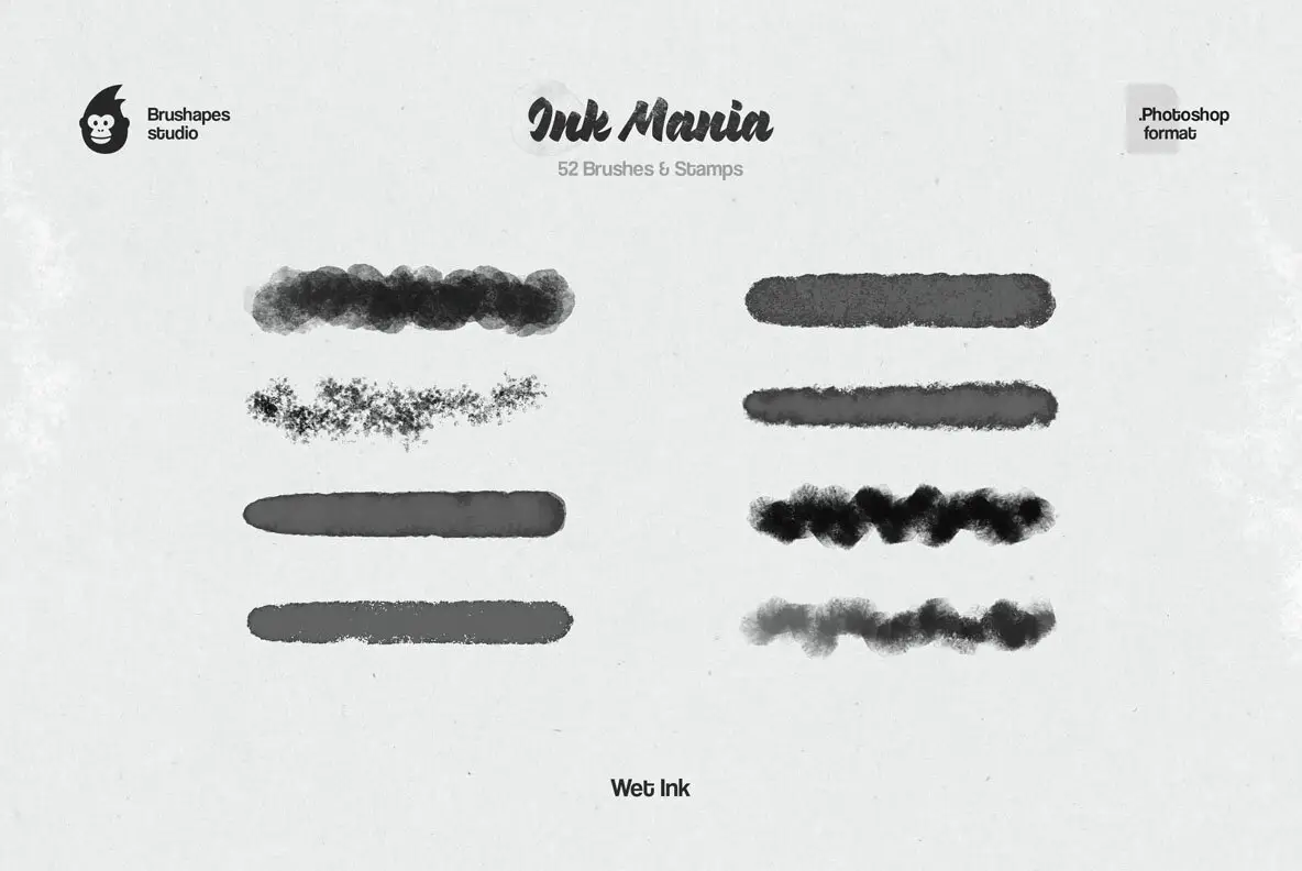 Ink Mania Photoshop Brushes - YouWorkForThem