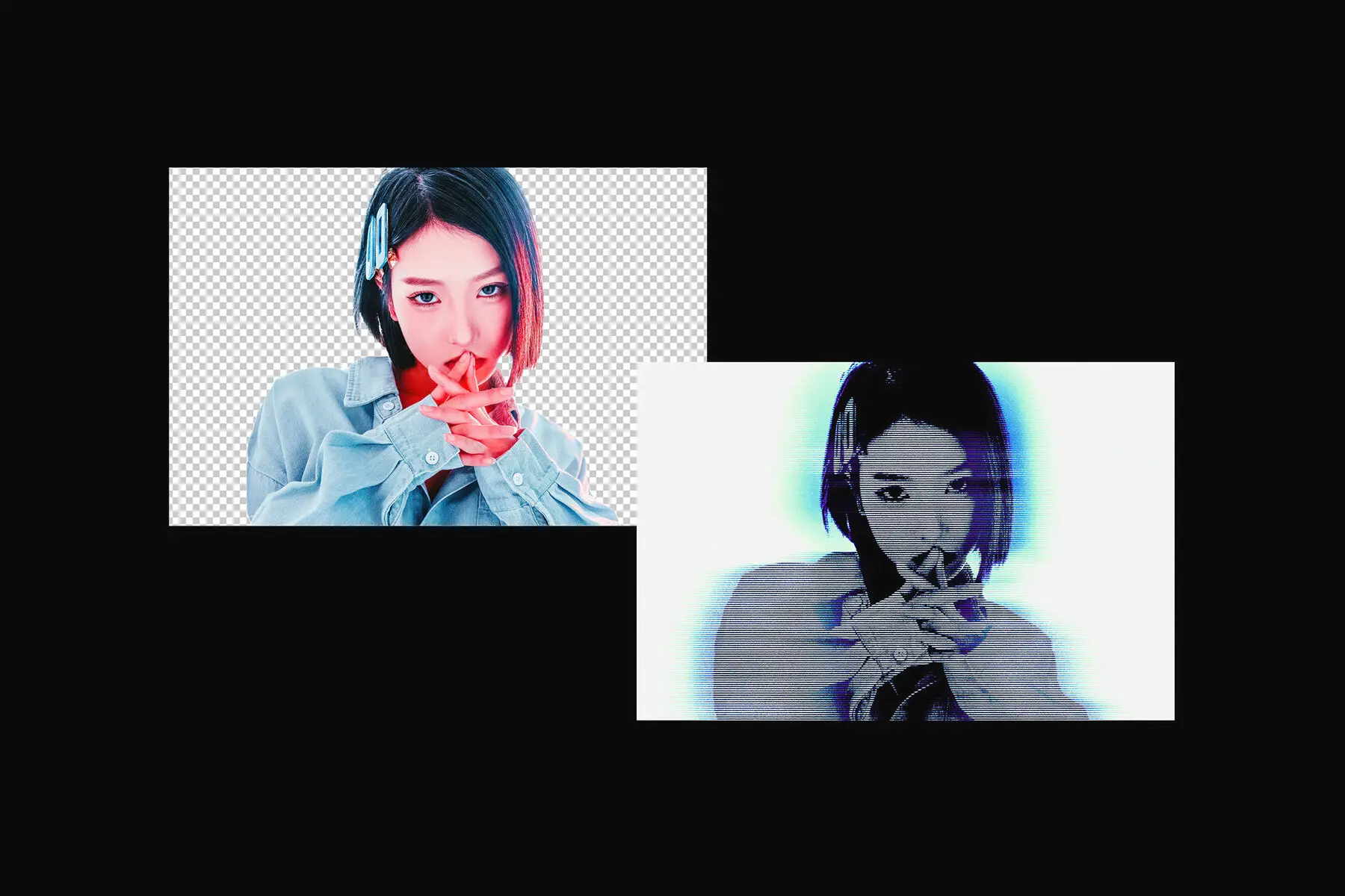 Bad Color Print Photo Effect - YouWorkForThem