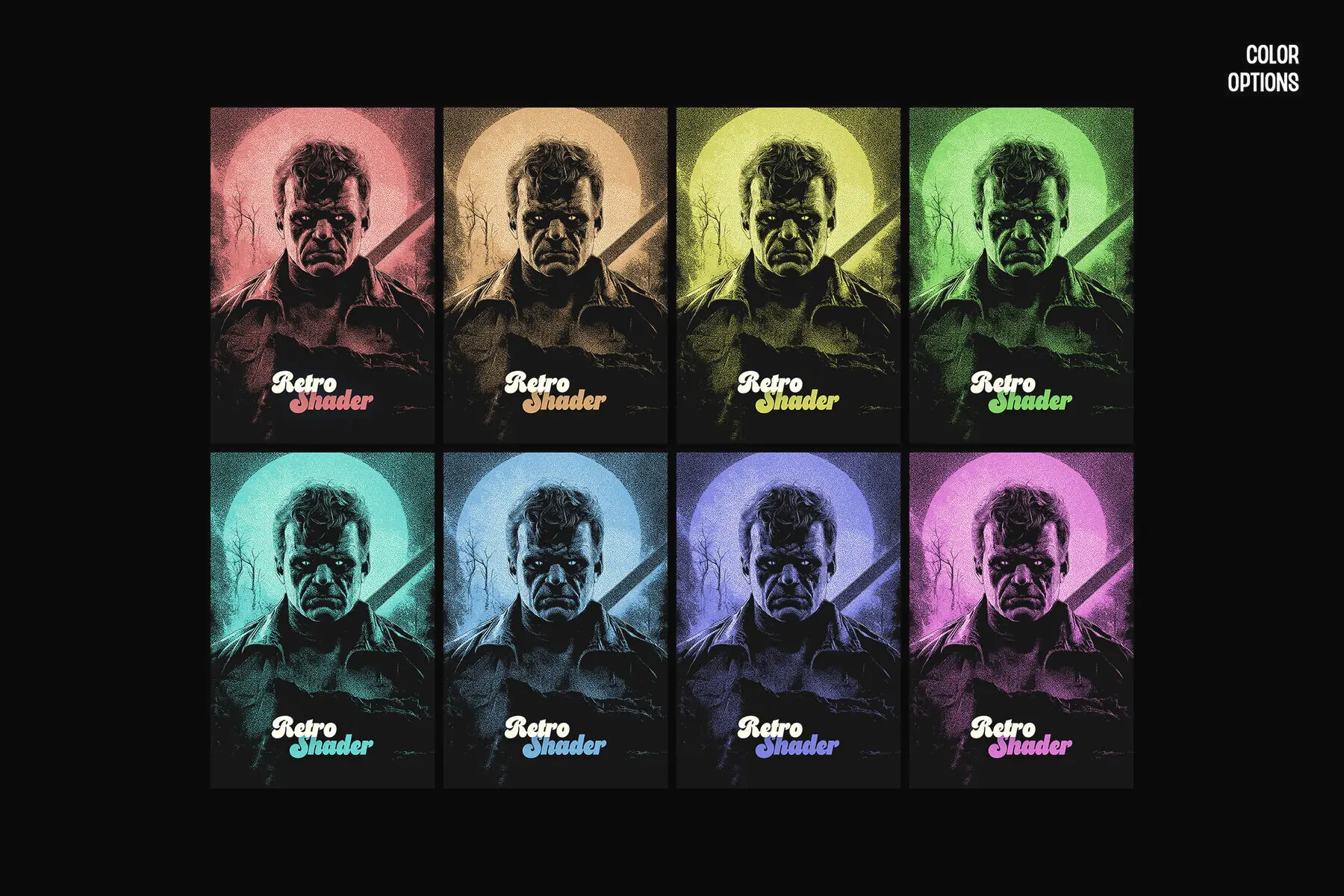 Retro Shader Photo Effect - YouWorkForThem