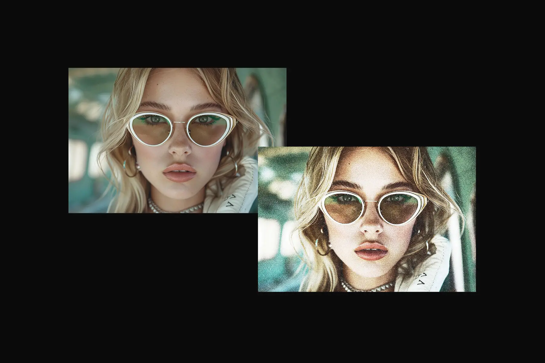 Colored Bad Print Photo Effect Font - FontPath