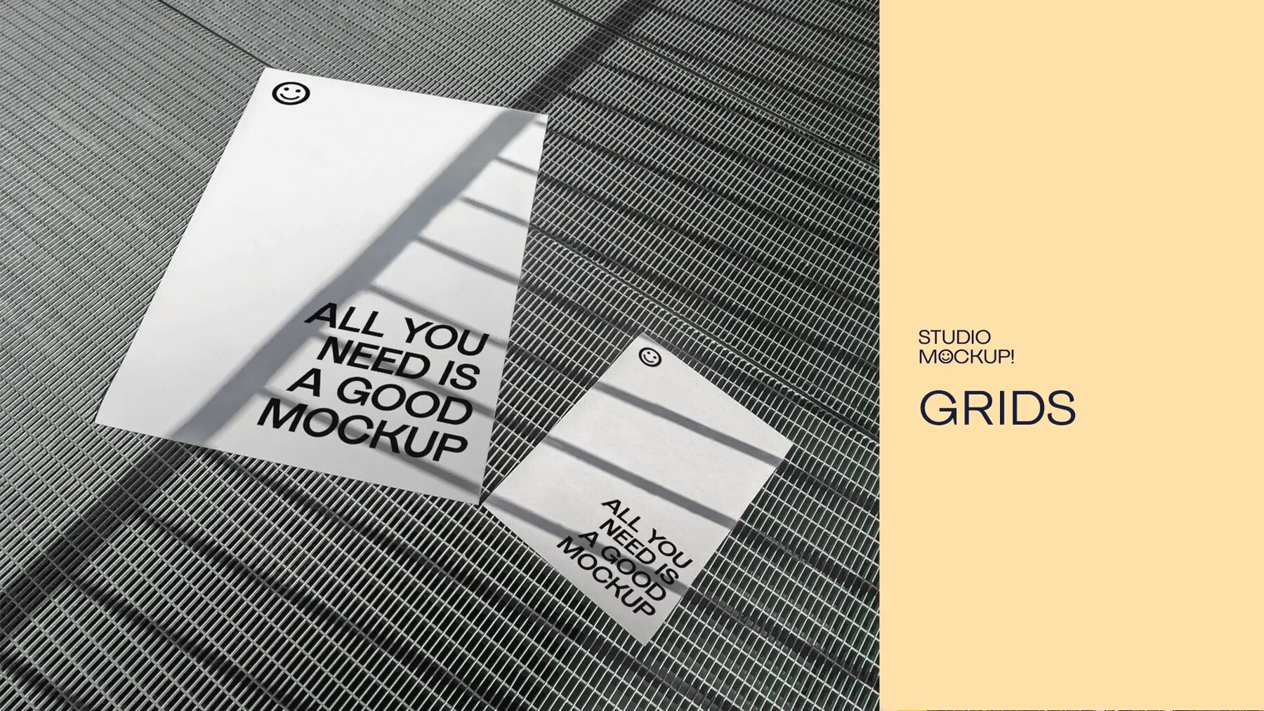 ARLES SERIES - A1 A3 Grid Poster Mockup Graphics - YouWorkForThem