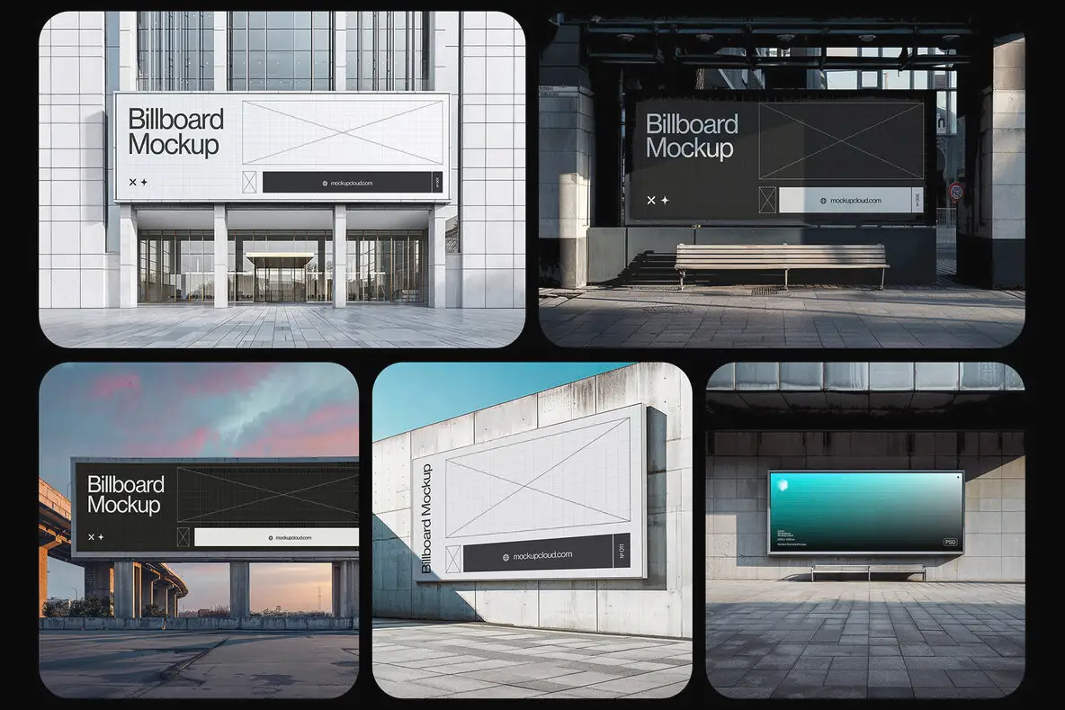 Billboard Advertising Mockups Vol. 2 Graphics - YouWorkForThem