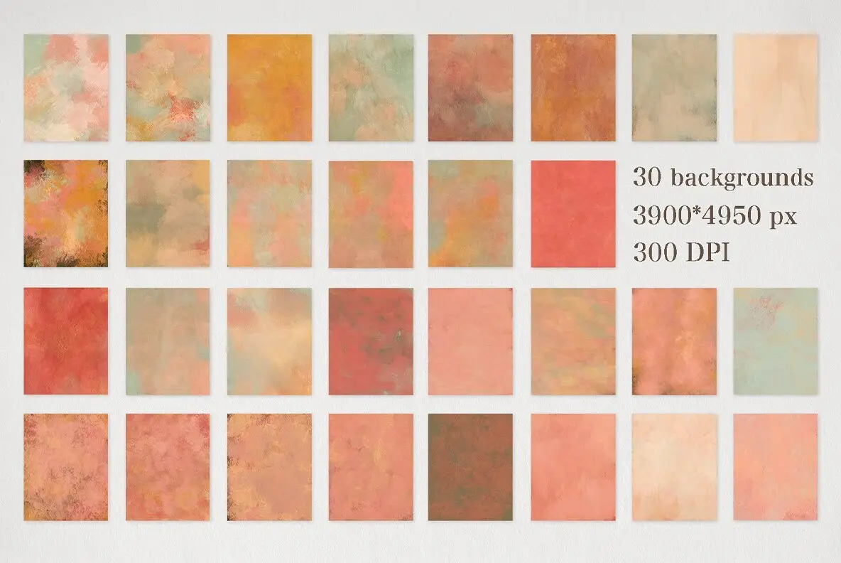 30 Abstract Gouache Backgrounds Graphics - YouWorkForThem
