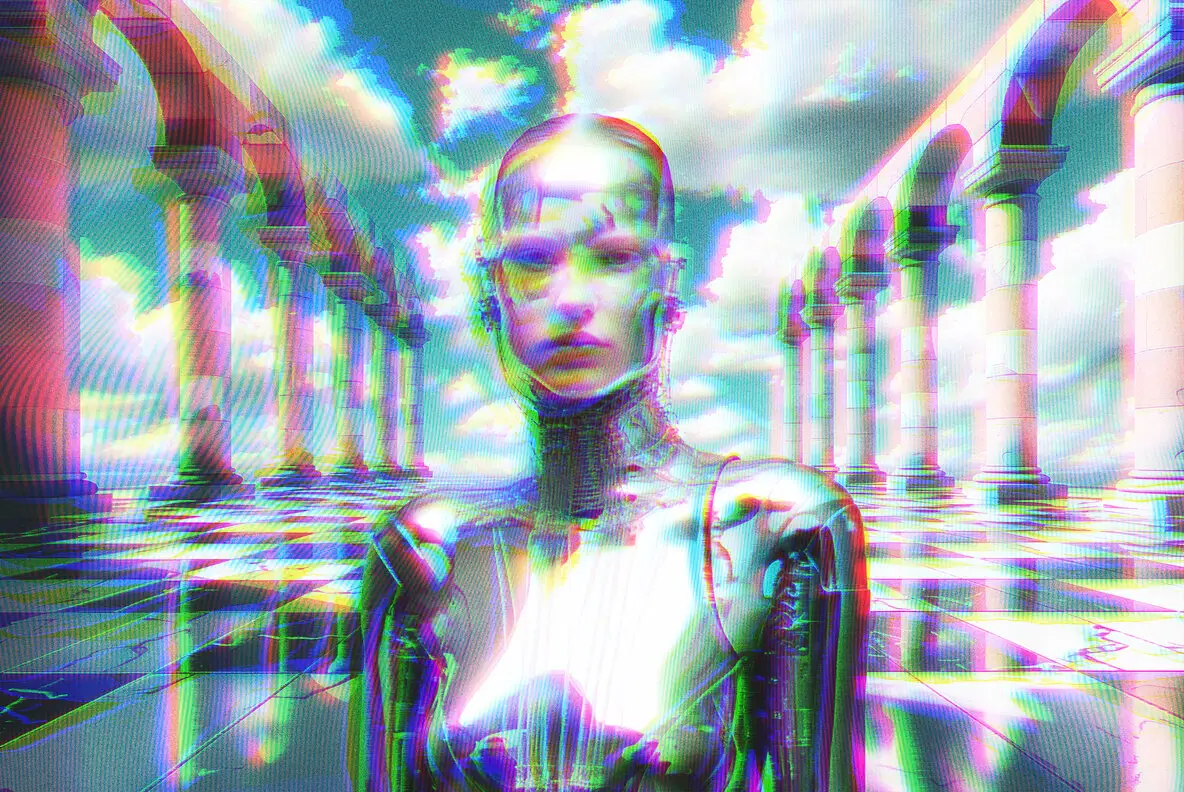 Psychedelic VHS Photo Effect - YouWorkForThem