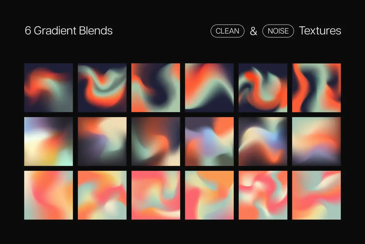 Gradient Shapes Collection Graphics - YouWorkForThem