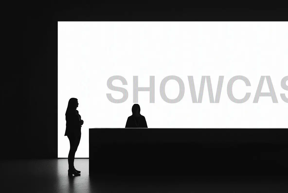 Large Expo Screen Mockup Mockups - YouWorkForThem