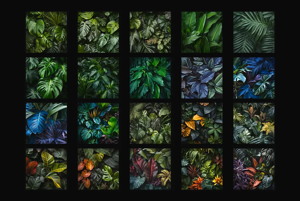 Tropical Foliage Graphics - YouWorkForThem