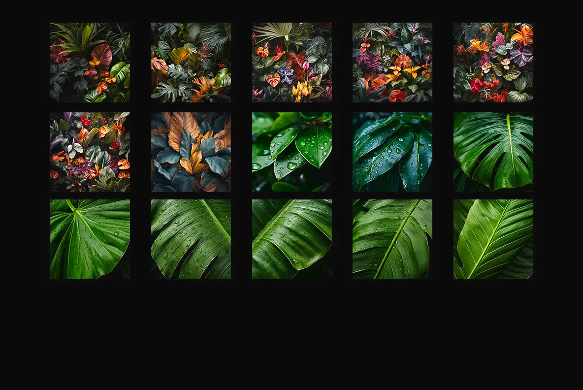 Tropical Foliage Graphics - YouWorkForThem