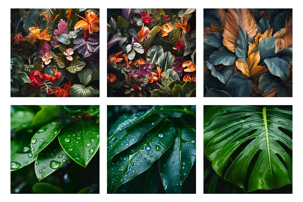 Tropical Foliage Graphics - YouWorkForThem
