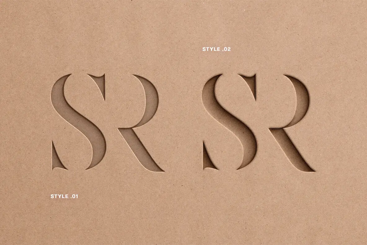 Craft Paper Cut Out Mockup - YouWorkForThem