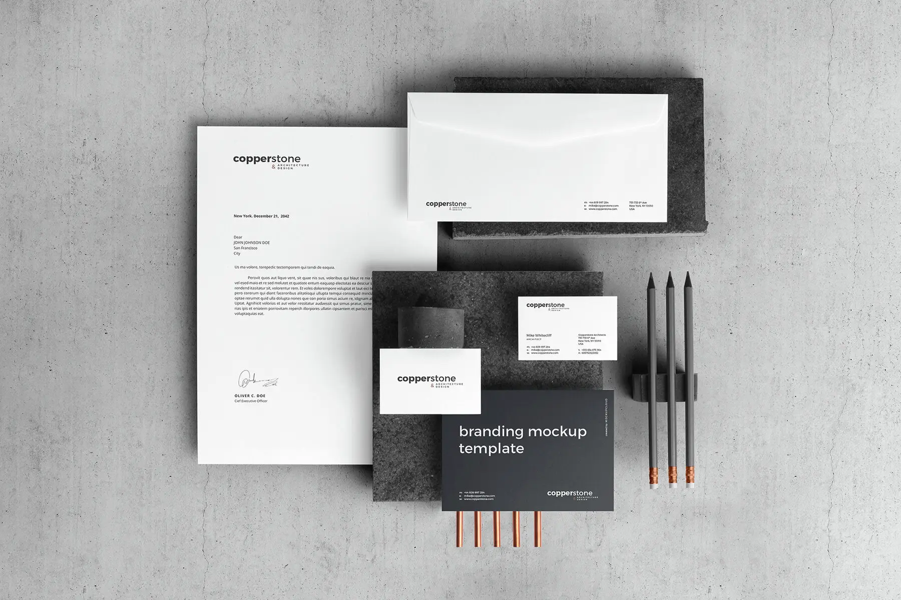 Copperstone Branding Mockup Vol. 2 Graphics - YouWorkForThem