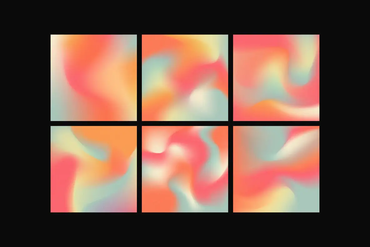 Soft Blend Gradient Shapes Collection Graphics - YouWorkForThem