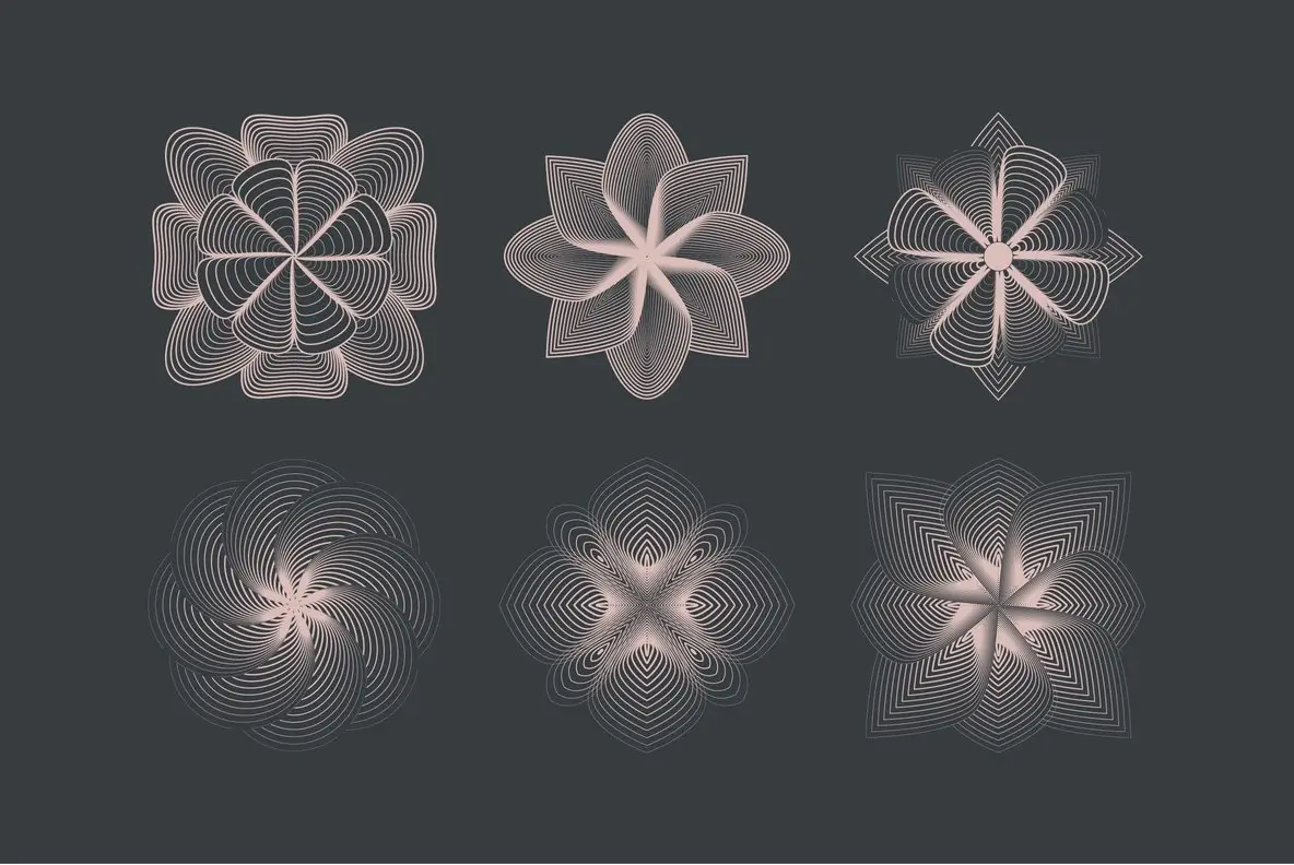 25 Ornamental Floral Designs and Icons Graphics - YouWorkForThem