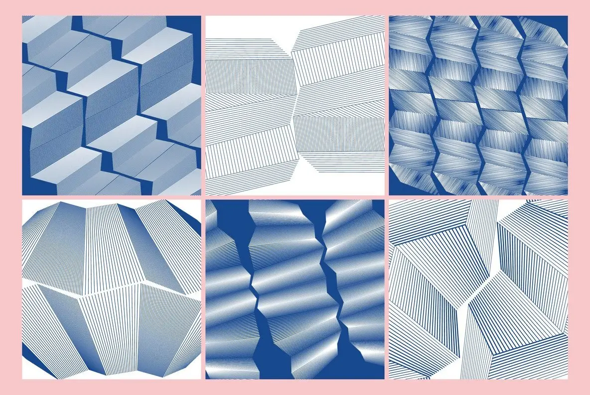 Origami Waves 02 Graphics - YouWorkForThem