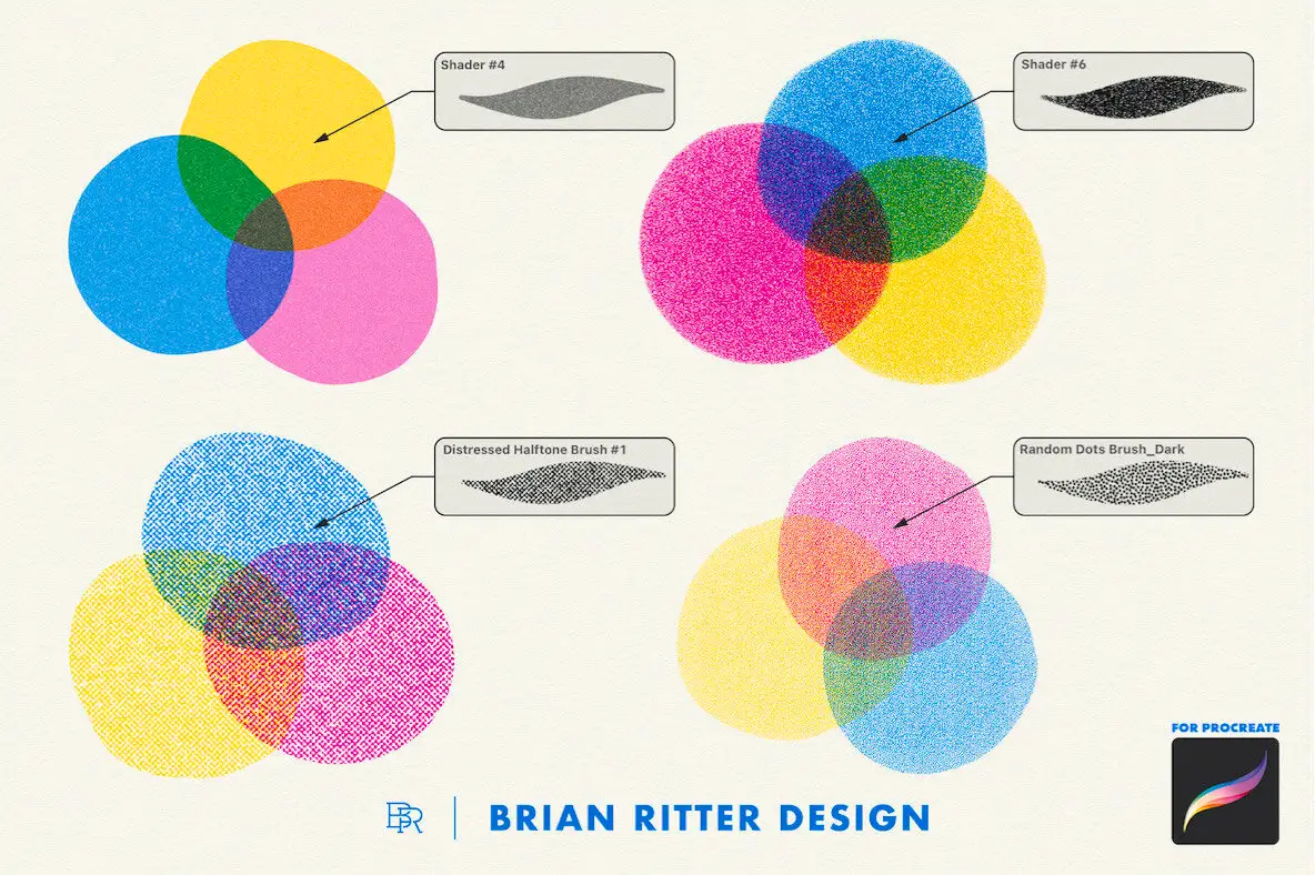 Risograph Toolkit for Procreate - YouWorkForThem