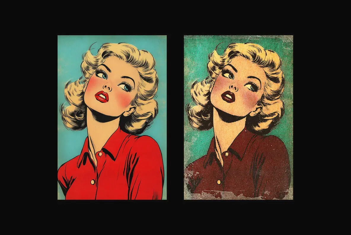 Retro Comics Photo Effect - YouWorkForThem