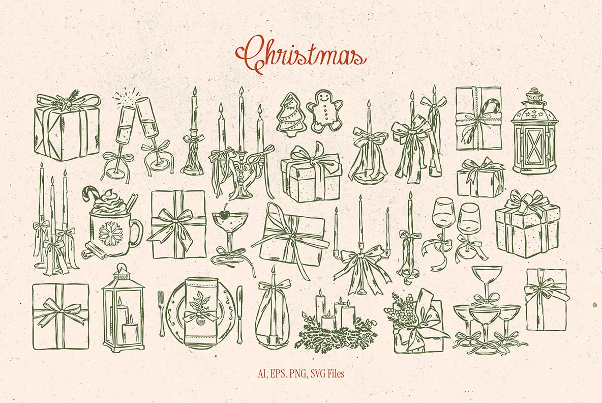 Christmas Illustrations Illustrations - YouWorkForThem