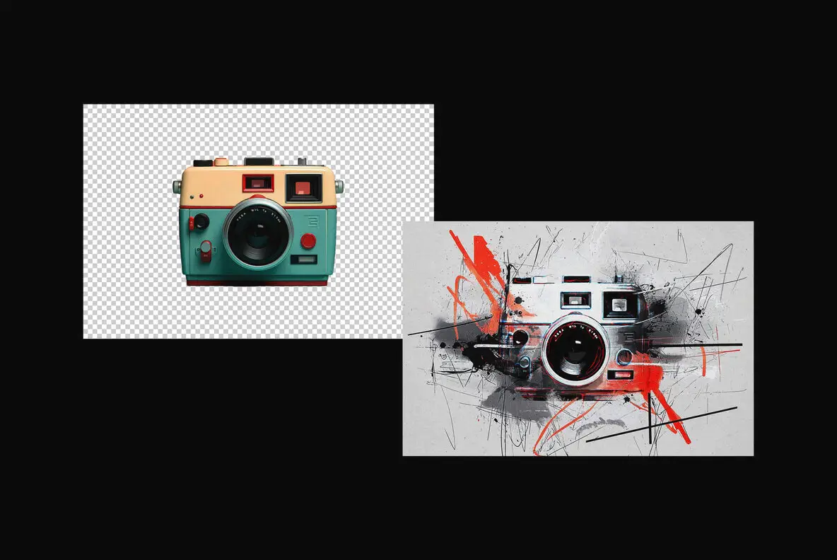 Inky Spots Photo Effect - YouWorkForThem