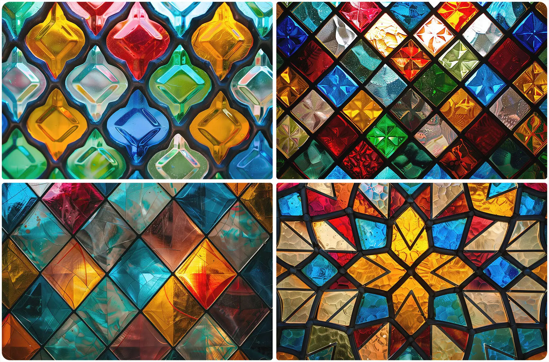 20 Stained Glass Texture Backgrounds Graphics - YouWorkForThem