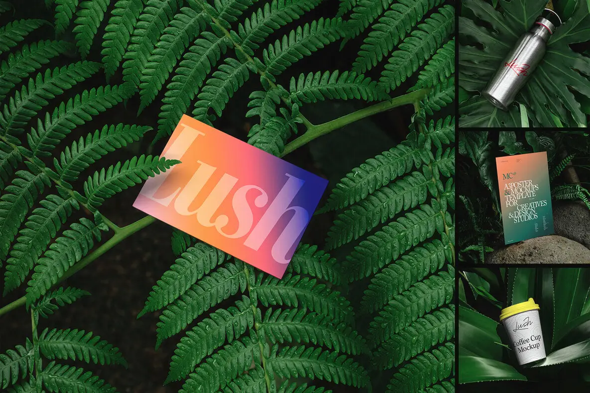 Branding Mockups Lush Series 02 Graphics - YouWorkForThem