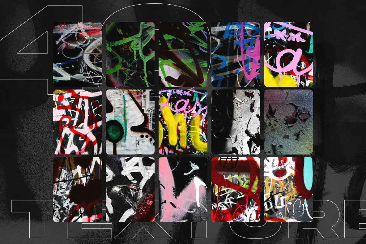 Streets - Graffiti Textures Textures - YouWorkForThem