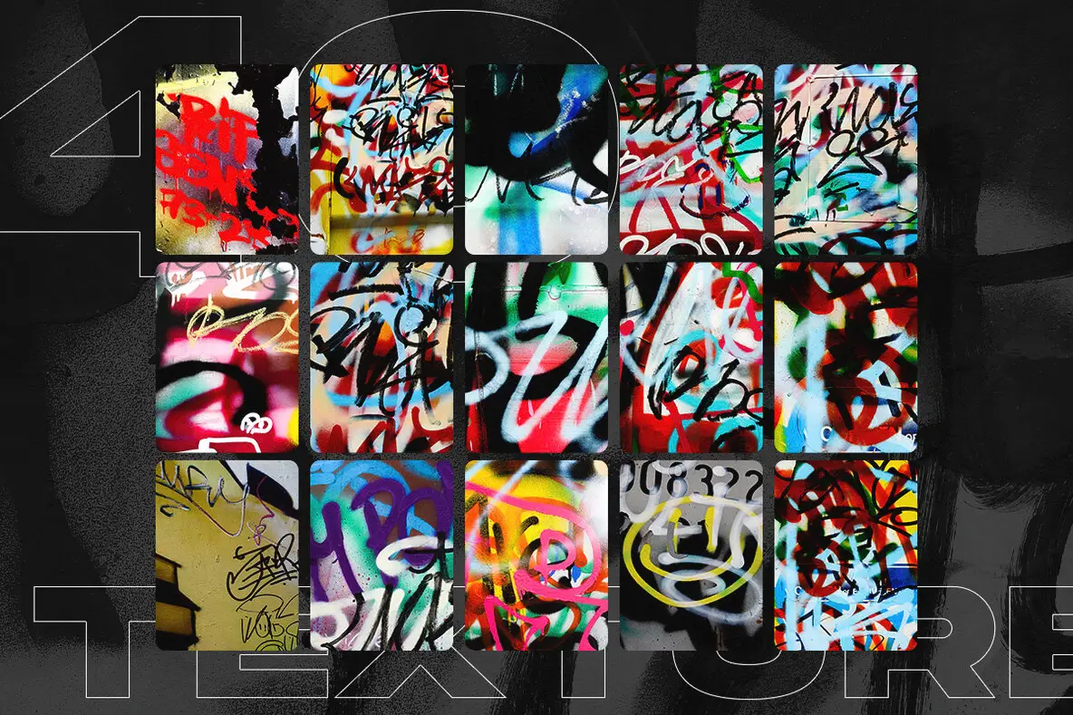 Streets - Graffiti Textures Graphics - YouWorkForThem