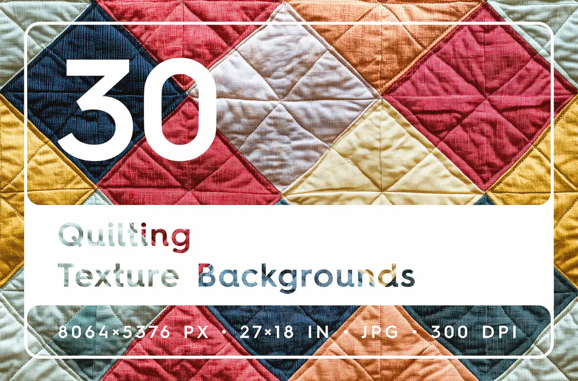 30 Quilting Texture Backgrounds Graphics - YouWorkForThem