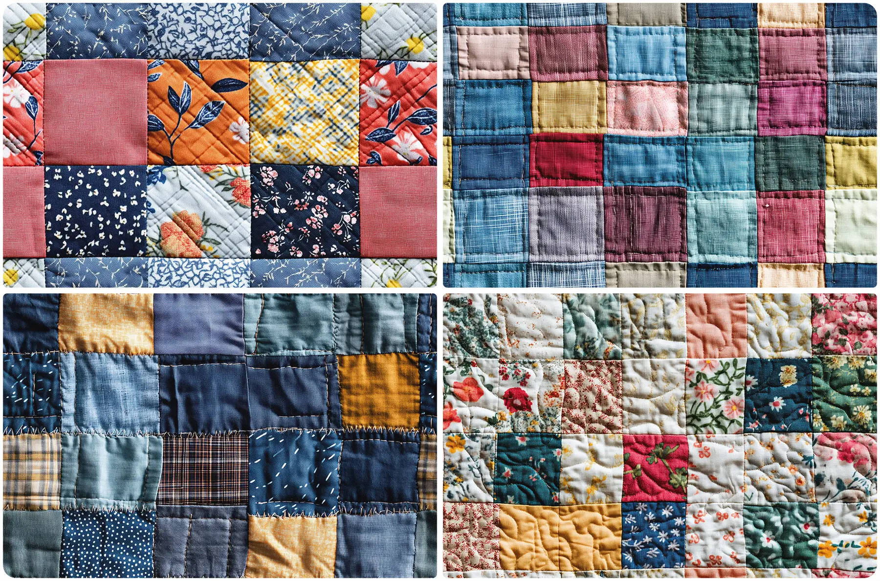 30 Quilting Texture Backgrounds Graphics - YouWorkForThem