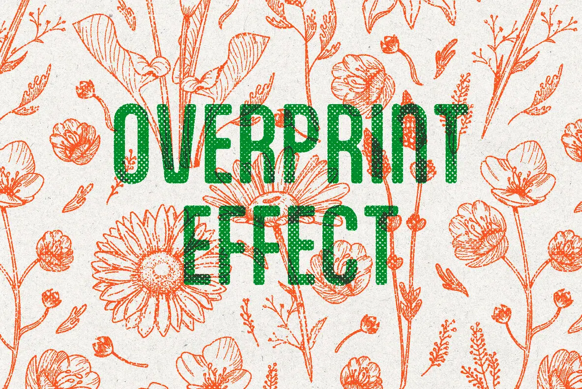Vintage Overprint Effect - YouWorkForThem