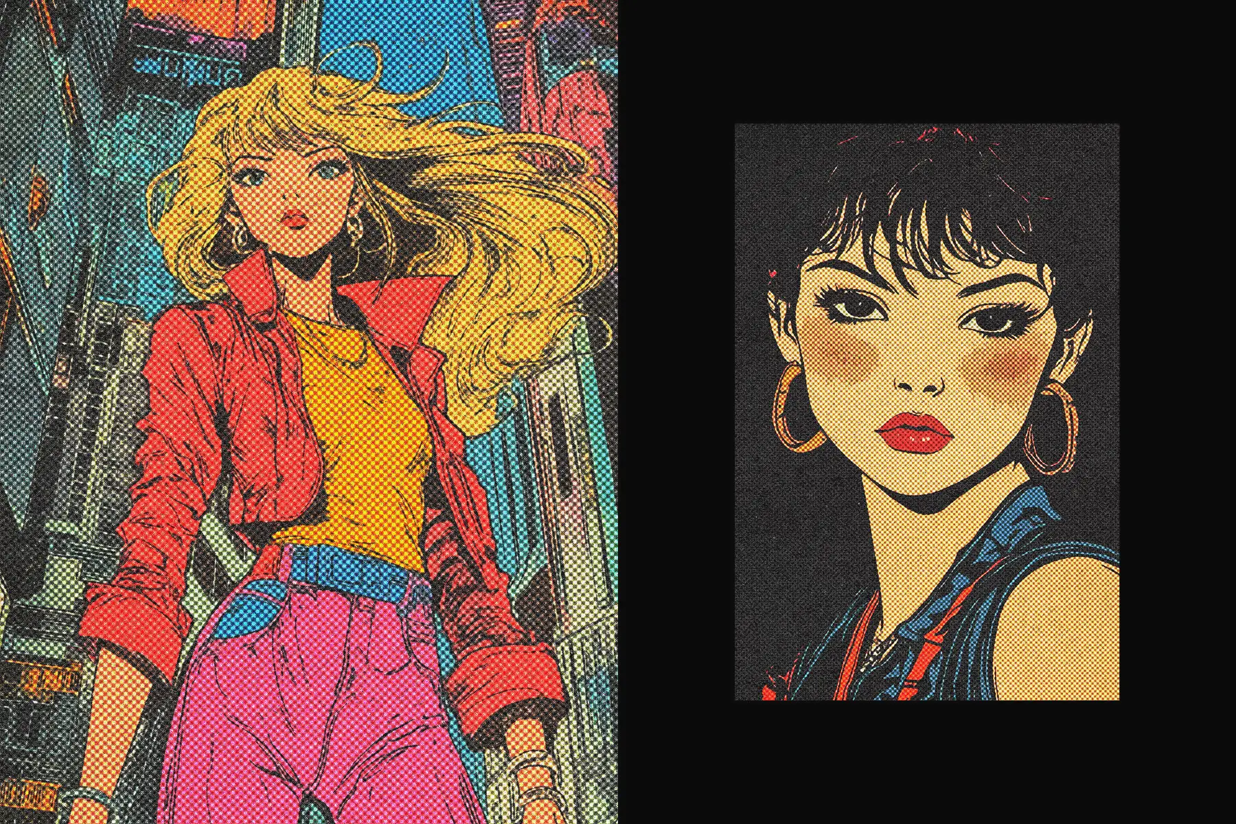 Comic Printing Photo Effect - YouWorkForThem