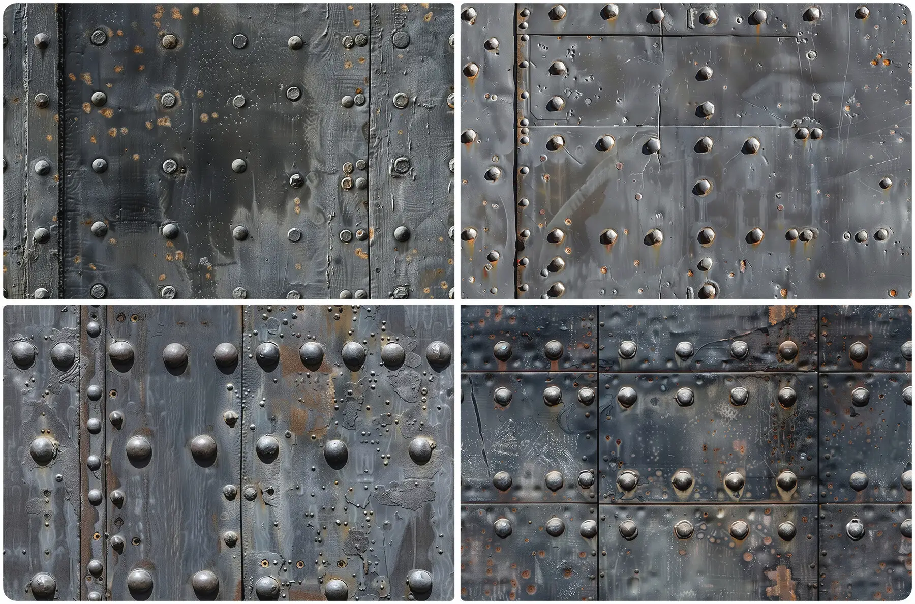 30 Iron Rivets Wall Texture Backgrounds Graphics - YouWorkForThem