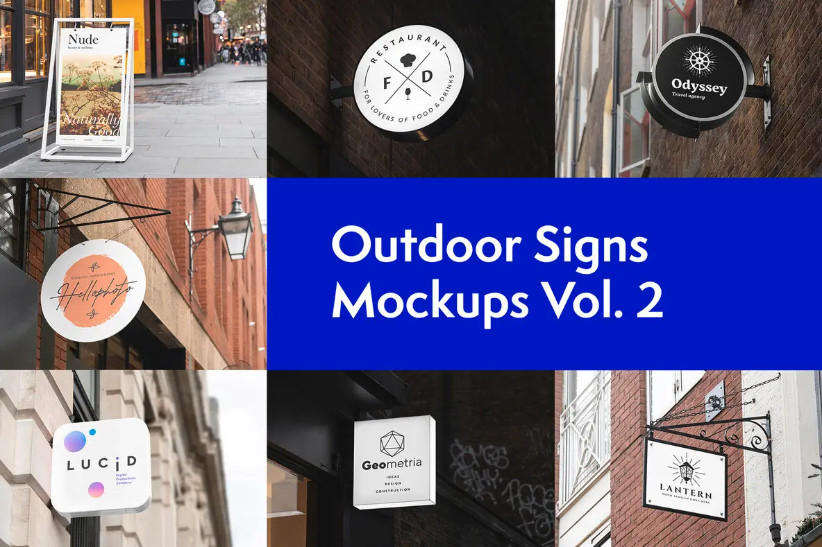 Outdoor Signs Mockups Vol.2 Graphics - YouWorkForThem